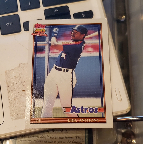 Other | Eric Anthony Baseball Card | Poshmark
